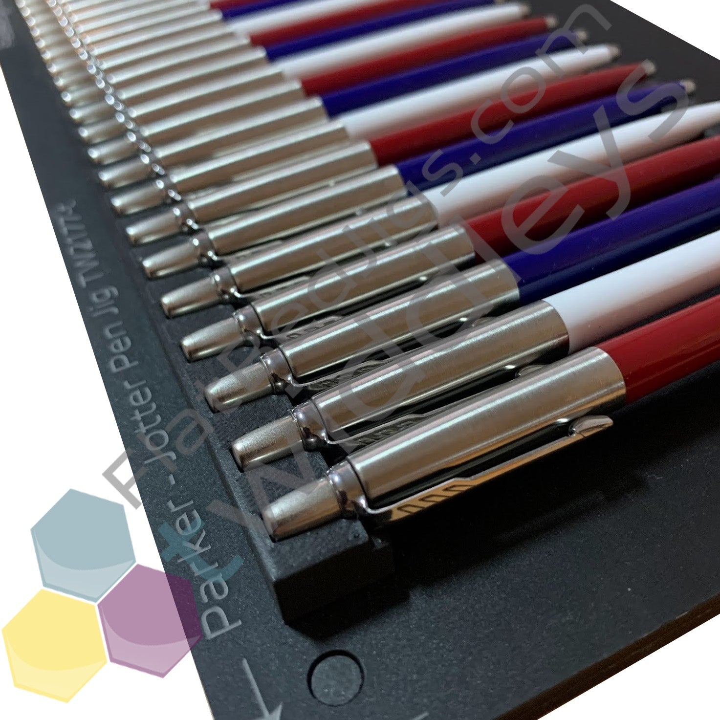 Parker Jotter Pen Printing Jig for Roland LEF 12 Series Flatbed Printe